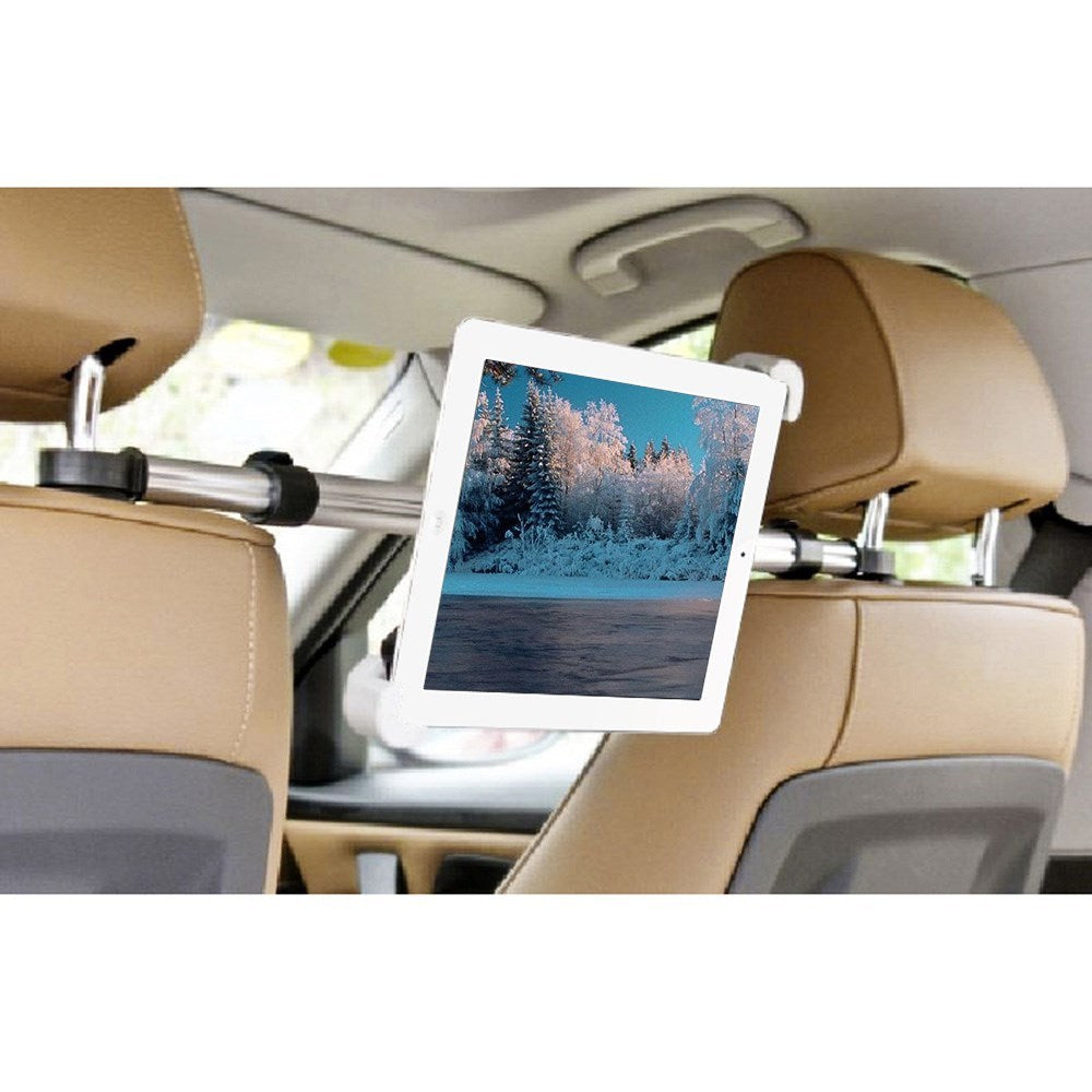 Universal Tablet Holder til Bil 7-12" - Sølv / Sort | TABLETCOVERS.DK