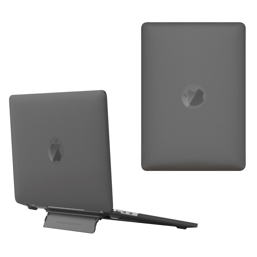 Macbook Air 13 (2018-2020) Plastik Cover m. Kickstand - Mat Frosted So